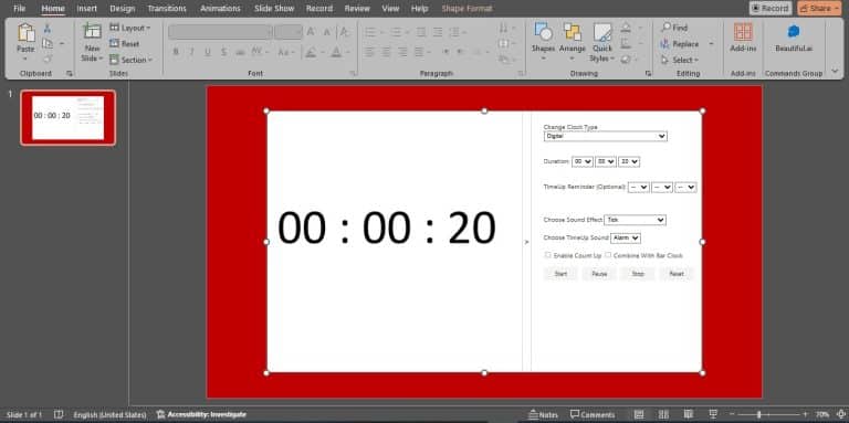 5 Easy Ways to Add a Timer and countdown in PowerPoint