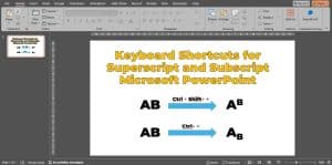 Superscript & Subscript Shortcuts (Word, PowerPoint & Google Docs 2025)